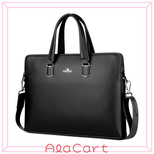 ［FSD.WG］ビジネスバッグ メンズ 軽量 就活バッグ メンズ 革 レザー 通勤バッグ メンズ a4 大容量 ブランド