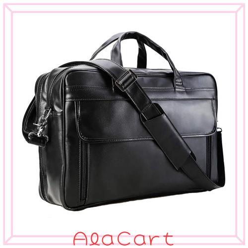 [Masa Kawa] 雅革 ビジネスバッグ メンズ 本革 牛革 2way a4対応 15.6インチPC 防水 ブリーフケース キャリーオンバッグ 大容量 通勤 出