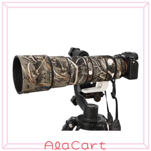 ROLANPRO レンズカバー | 適用ソニー FE 200-600mm F5.6-6.3 G OSS 対応 | 望遠レンズ用カモフラージュカバー | 3層構造保護、防水 | カ