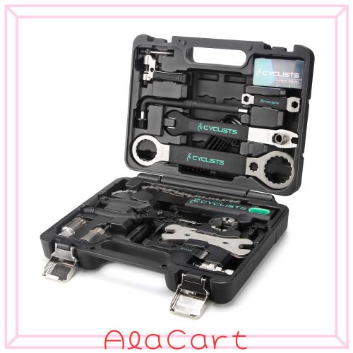 CYCLISTS 自転車専用工具セット 23点セット シマノ対応 ツールボックス付き 自転車 組立て メンテナンス 修理（CT-K01）