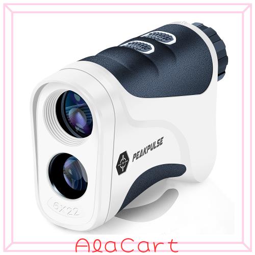 【公式】PEAKPULSE ゴルフ距離計 レーザー距離計 光学6倍望遠 スロープ補正 ピンロック 連続測定 最大660YD コンパクト 高透過LEDスクリ