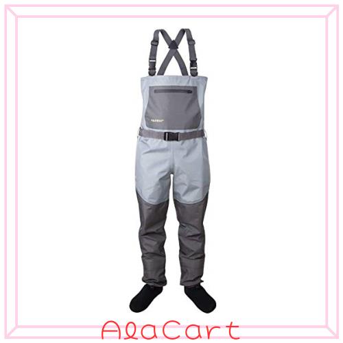 Goture チェストハイウェーダー 釣り 透湿性 防水/通気 渓流/湖/海/サーフ 軽量 胸ポケット付き メンズ レディース 釣り【防水】XXL
