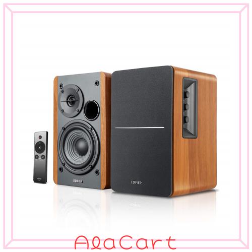 Edifier R1280Ts アクティブブックシェルフスピーカーサブウーファー出力ポート，内蔵アンプ-4’’ドライバ＆5 ”ツイーター，定格出力42W，