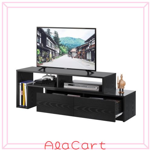 WLIVE テレビ台 テレビボード ローボード 伸縮 角度自由 コーナー 左右レイアウト 42 32インチ 省スペース 引き出し 収納 耐荷重60kg 北