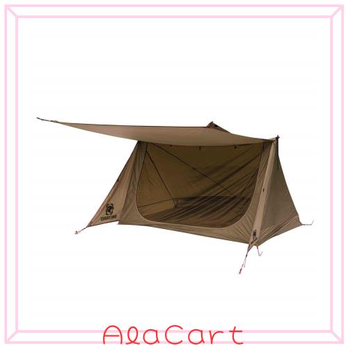 OneTigris スーパーシェルター 超軽量 BLACK ORCA 2.0 アップグレード版 1 人用 キャンプ＆ハイキング (コヨーテブラウン)