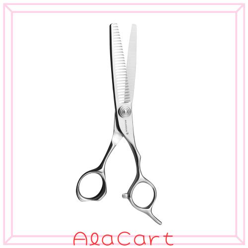 ブランド: Aolanduo、現役プロのオススメシザー、美容学生向け扱いやすい程よい梳き率、日本製440C高級品質のプロのハサミ、セルフケア向