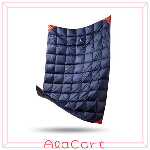 OneTigris ダウンブランケット 195cm？135cm マルチブランケット 防寒 キャンプ アウトドア ひざ掛け 掛け布団 車中泊 超軽量 テント用キ