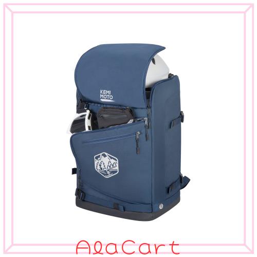 KEMIMOTO スキーバッグ ブーツバッグ スキーブーツケース スノーボード スキー用リュック 大型 スキーヘルメット バッグ スキーブーツケ