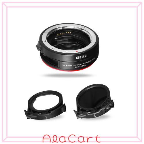 Meike MK-EFTR-C ドロップインフィルターマウントアダプターEF-可変NDフィルター付きEOSR