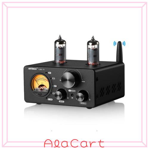 AIYIMA T9 Bluetooth 5.0 100W*2チューブアンプ 2.0チャンネル 真空管 USB DACステレオHiFiホームオーディオデジタルアンプ RCA/COA/Opt/