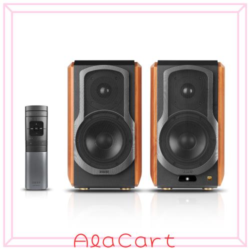 Edifier S1000W WiFiオーディオ2.0アクティブ ブックシェルフスピーカー Alexa 対応 - ワイヤレス Hi-Fi サウンド システム AirPlay 2 Sp