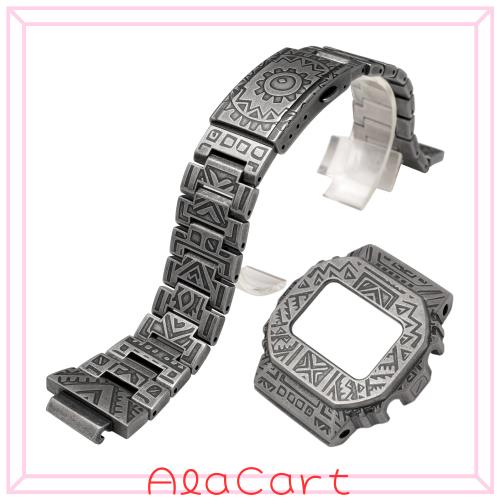 ヴィンテージ MOD KIT 腕時計 パーツ カスタム金属ケース ベルト ステンレス メタルベゼル ウォッチバンド Casio対応 カシオ対応 G-SHOCK