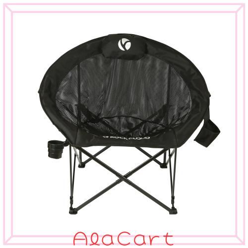 Rock Cloud アウトドアチェア ムーンチェア 折りたたみ キャンプ イス 耐荷重130kg室内・室外対応 庭園 収納袋付き