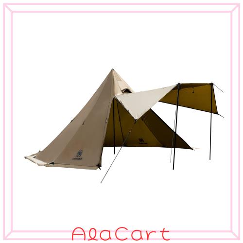 OneTigris Northgaze シルナイロン製 2-4人用ワンポールテント 軽量