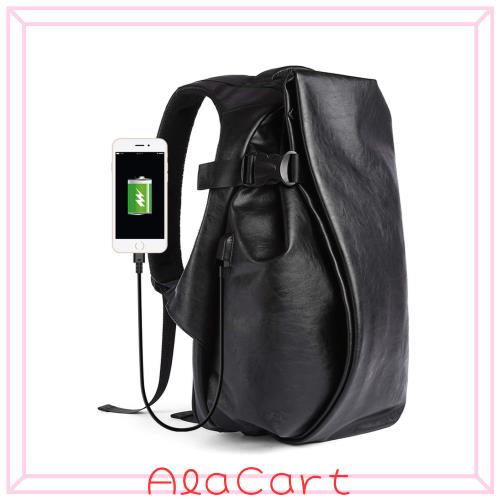 [Lavancia] 30L-40Lの特大大容量 PU革リュック pc リュック リュックサック バックパック メンズ レディース バッグ カジュアルリュック