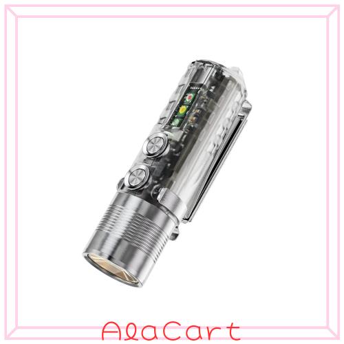 RovyVon A28 第2世代懐中電灯ポケットサイズ、サイドライト付き1000ルーメン超高輝度ハンドヘルド防水懐中電灯、充電式EDC懐中電灯、ハイ