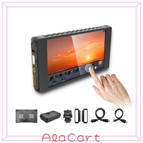 Portkeys PT6 5.2” カメラモニター 100%P3 IP耐指紋性超軽タッチスクリーン撮影モニター 3D LUT出力 フルHD1920*1080 4K30P HDMI 入力/1