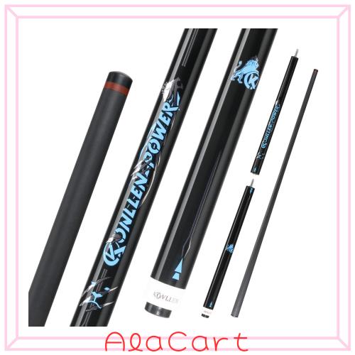 KONLLEN ヘビーヒッター ジャンプブレイクキュー 3ピース カーボンファイバーブレイクジャンプキュー 13mmチップパンチキュージャンプキ