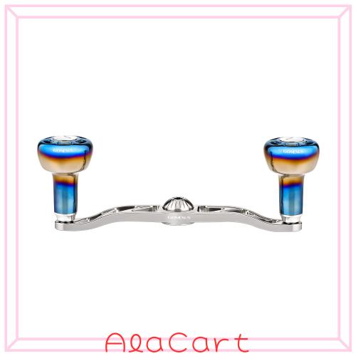 ゴメクサス BDH リールハンドル 120mm ベイトリールハンドル ダイワ シマノ 両軸リールハンドル交換 アルミ合金 超強度 ダブルハンドル