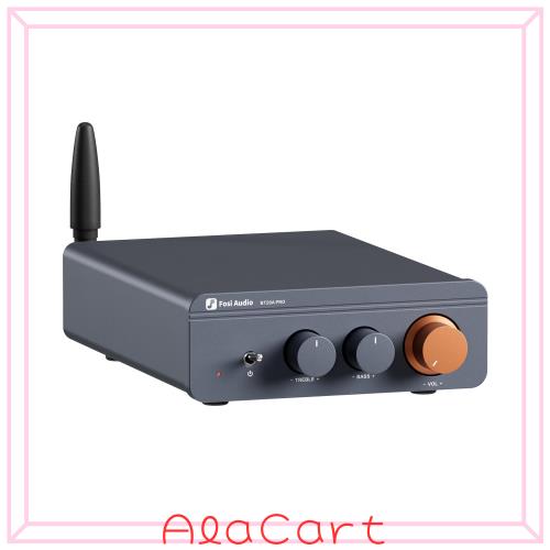 Fosi Audio BT20A Pro 300W x2 TPA3255 Bluetooth 5.0 パワーアンプ 小型 ホーム オーディオ ステレオ 2チャンネル アンプ レシーバー ミ