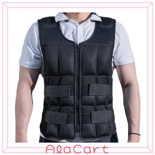 EDBD ウエイトベスト ウエイトジャケット 重さ調整可能 パワーベスト 加重ベスト パワージャケット 重りベスト 食い込み防止の肩パッド付