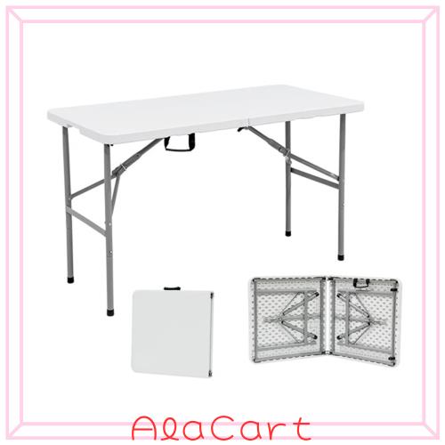 折りたたみテーブル アウトドア 作業テーブル ダイニングテーブル 高さ2段階調整可能 耐荷重120kg 大きい 軽量 持ち運び 室内 屋外 ピク