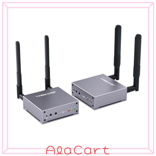 Lemorele ワイヤレス hdmi 送受信機セット 200M 【日本技適認証取得】 ワイヤレス 転送 無線 hdmiエクステンダー 2画面拡張 遠距離転送2.