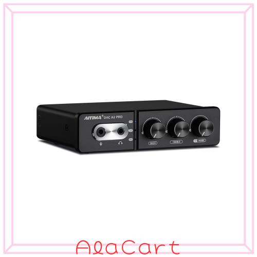 AIYIMA DAC-A2PRO ESS9018K2M+JRC5532D+CM6542 HUB ゲームデコーダー DAC ヘッドフォンアンプ マイク対応 ミニHiFi ステレオ デジタル US