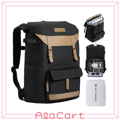 K＆F Concept カメラリュックサック カメラバックリュック カメラバックパック カメラバック リュックサック 19L大容量 2気室 おしゃれ 超