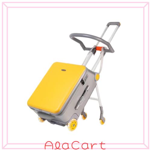 [Dudode] 子供用スーツケース乗れる キッズキャリーケース ラゲッジ キャリングケース 乗れ るトラベルケース 搭乗 子供用のカートとして