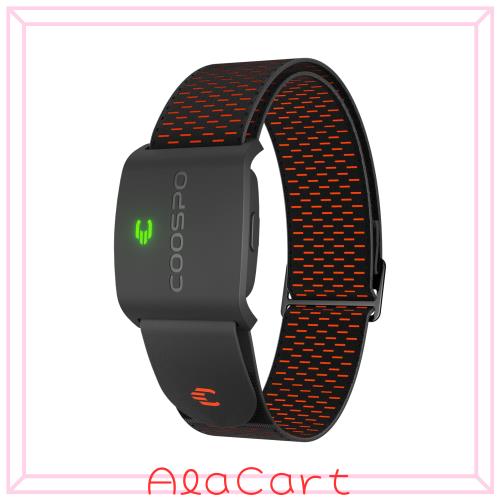 COOSPO HW9 心拍計 アームバンド 光学式 心拍センサー ANT+＆Bluetooth5.0 ハートレートセンサー 心拍数測定 心拍ゾーンライト IP67防水