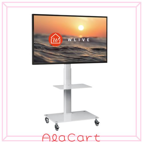 WLIVE テレビスタンド 壁寄せテレビスタンド 30-65インチ対応 キャスター付き 壁寄せ VESA規格 横100-600mm 縦100-400mm tvスタンド 液晶