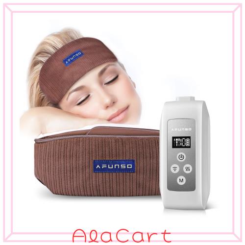 ヘッドバンド 頭ケア ヘッドスパ 静音 温度3段階 モード切替 10分定時オフ出張 職場 家庭用 男女兼用