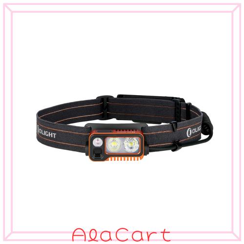 OLIGHT(オーライト) Array 2 Pro ヘッドライト ledライト1500ルーメン センサー付き 3つの光源 高輝度 60°角度調整可能 SOS機能 USB充電