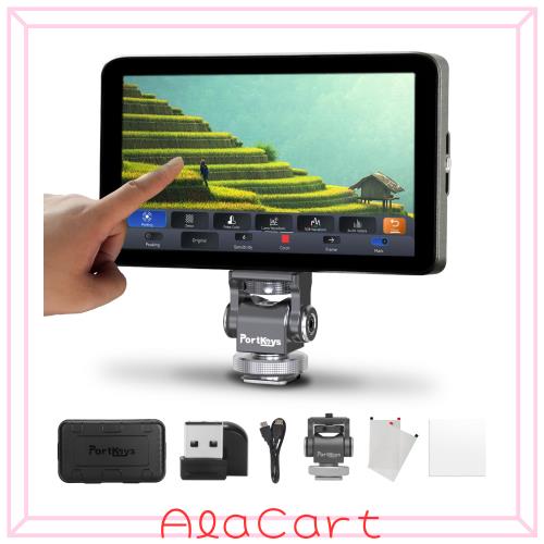 Portkeys LH7H カメラモニター 7 インチ 1000 Nits タッチスクリーンフィールドモニター、広色域 3D LUT フォールスカラー、DSLR 用の新