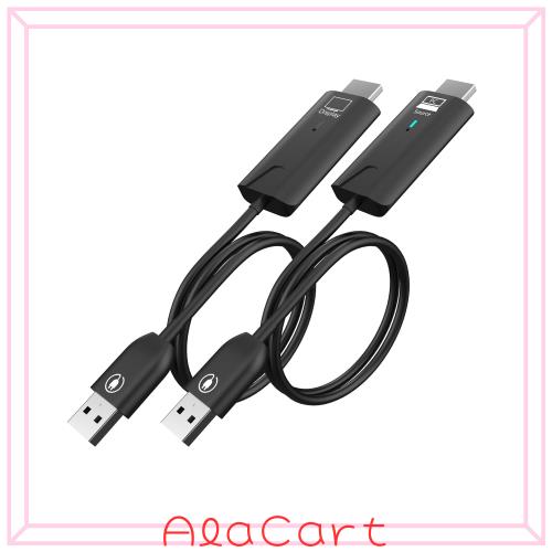 eppfun CS500 ワイヤレスHDMI 無線 送受信機セット(HDMIトランスミッター ＆ レシーバー) 1080P 無線 安定転送 映像音声同期出力 ノートパ
