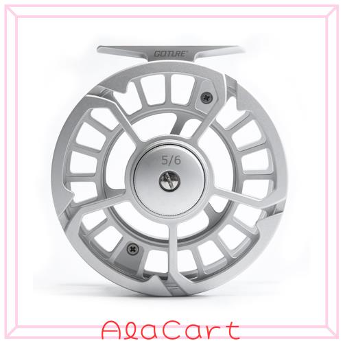 Goture(ゴチュール) フライリール 落とし込リール ラージアーバー アルミ合金製 ディスクドラグ 左右交換可能 7/8