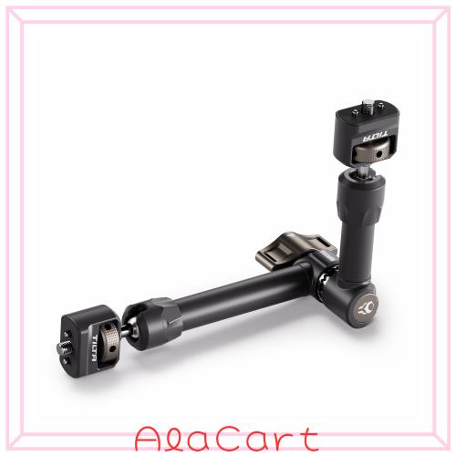 TILTA Pro アーティキュレーティングアーム、位置決めピン付き1/4″-20ネジ2本付き調整可能ボールジョイントマジックアーム、最大荷重11