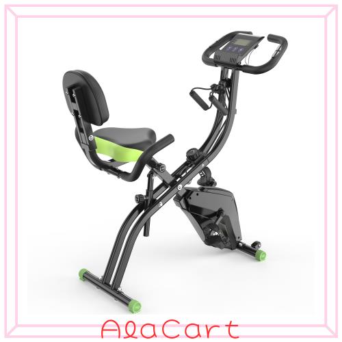 CYFIE フィットネスバイク 折りたたみ 心拍数計測 静音 10段階負荷調節 家庭用 トレーニング バイク 室内 自転車 エクササイズバイク サ