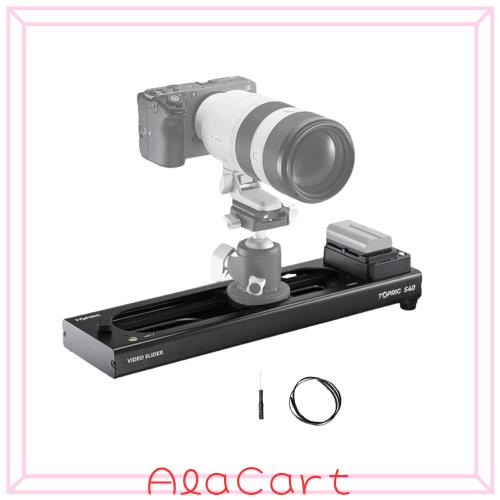 Accsoon Toprig S40 電動カメラスライダー 40cmカメラレール APP/手動の2種類の制御方式 120°パノラマ 垂直最大荷重2.5 kg 水平最大荷重