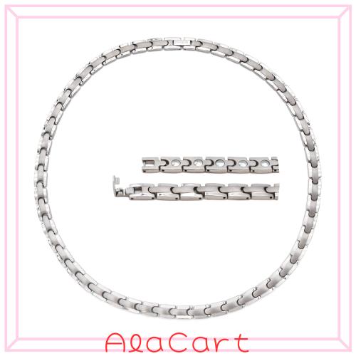 [BEFOSHINN] 50粒 99.999% ゲルマニウム ネックレス 純チタン ネックレス 人気 スポーツ ネックレス 静電気除去 肌に優しい おしゃれ メ