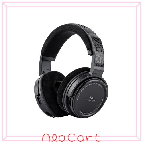 LINSOUL HarmonicDyne Black Holeスタジオグレード50mmメタルセラミック複合ダイナミックヘッドホン 軽量なデザイン 人間工学に基づいて