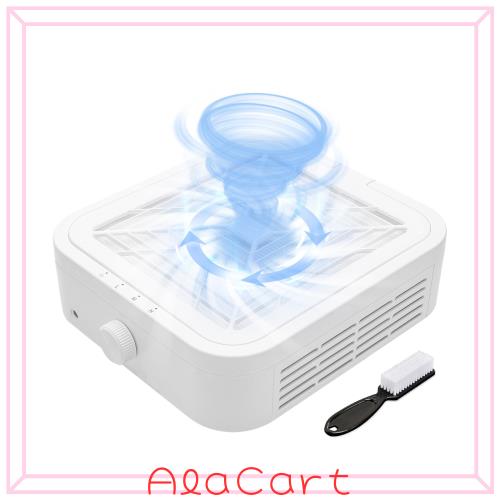 CGBE ネイルダスト集塵機 120W ネイルダストコレクター 卓上集塵機 ネイル ジェルネイル ネイルオフ ネイルケア 強力吸引 12000rpm回転数