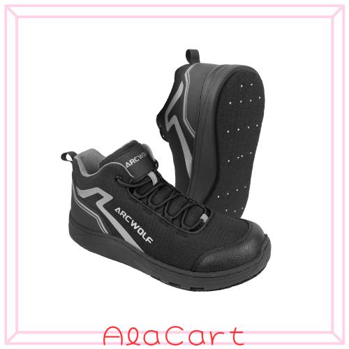 [ARCWOLF] フィッシングシューズ ウェーディングシューズ メンズ フェルトスパイク 磯靴 軽量 通気 滑り止め 渓流釣り 磯シューズ 28