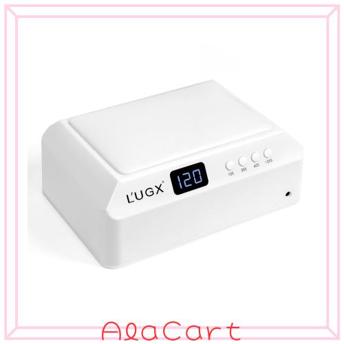 L’UGX LED ＆ UV ネイルライト 72W ジェルネイル ライト uvライト レジン用 硬化ライト プロ用 高速硬化ライト 四階段タイマー