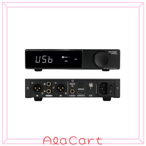 SMSL DO100 PRO 2xES9039Q2M バランスDAC、XMOS XU316 PCM768kHz DSD512 USB DAC、USB/Bluetooth5.1 LDAC/光/同軸/HDMI ARC入力コンバー