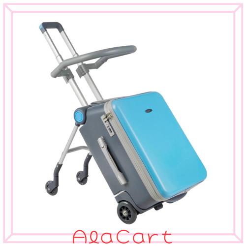 [Hopeholic] 子供用スーツケース乗れる キッズ キャリーケース 多機能トランク 子供 乗れる キャリバック ダイヤルロック式 ダブルキャス