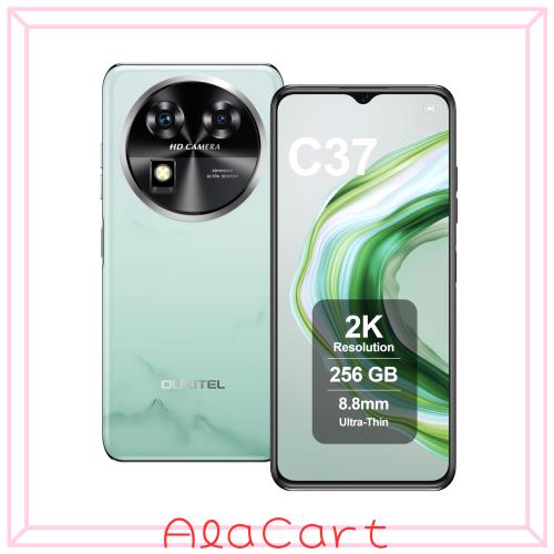 【2024 新登場】OUKITEL C37 4G スマホ SIMフリー 24GB+256GB 1TB拡張可能 6.6インチFHD+ 大画面 32MP+48MPカメラ デュアルSIM MediaTek