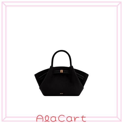 [JW PEI] HANA ミニフェイクスエードトートバッグ - ブラック