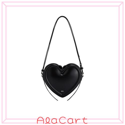 [JW PEI] Arlene ハート型のバッグ - ブラック